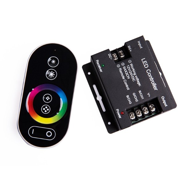 12 volt/ 24 volt LED controller for rgb led strips touch dimmer – TCR020